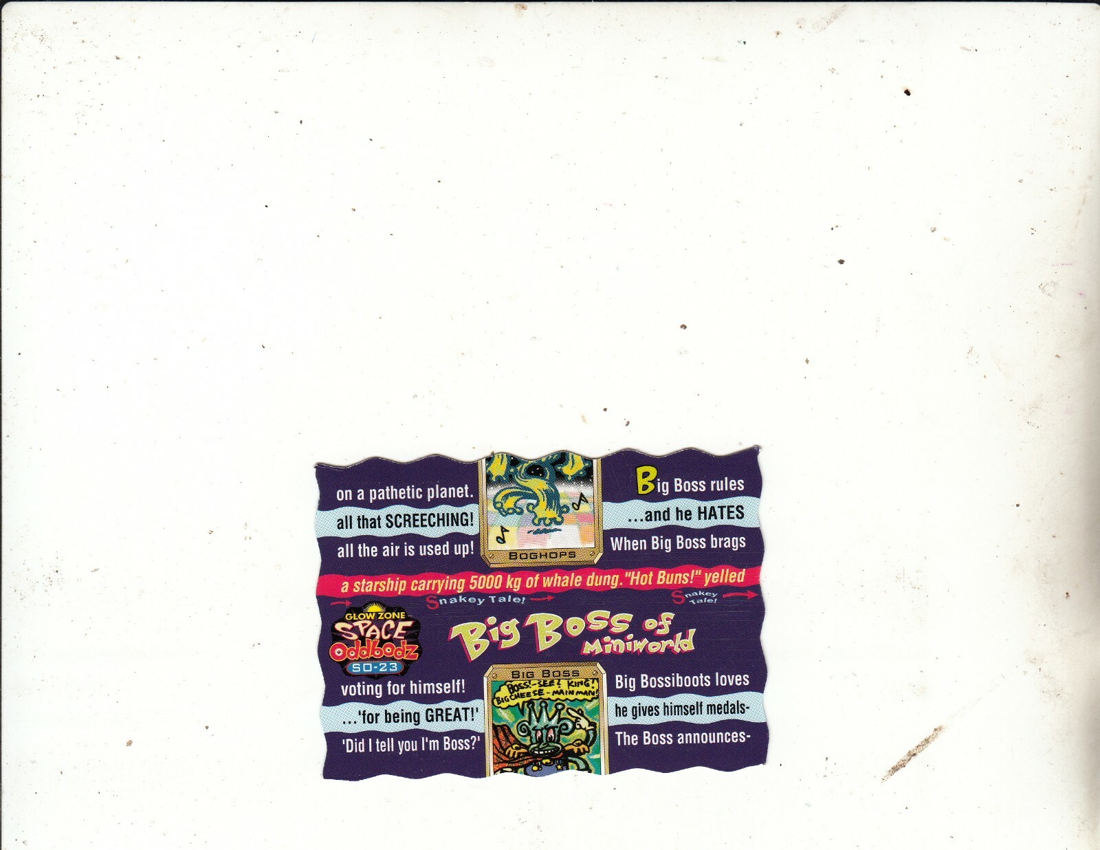 Rare-Glow Zone Space Oddbodz-Trading Cards-[No-SO-23]-Lot 355- Card | eBay