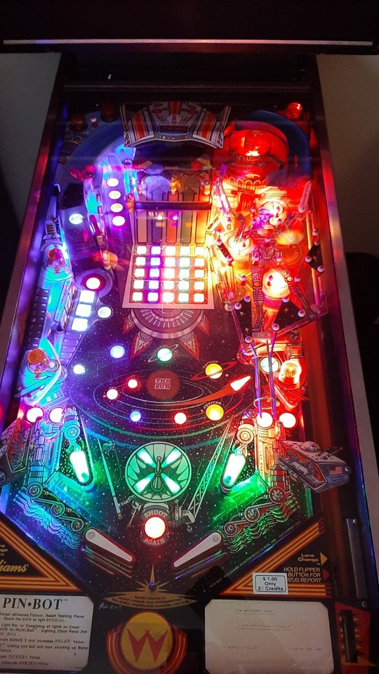 PINBOT - NON GHOSTING Lighting Kit custom SUPER BRIGHT PINBALL LED KIT ...