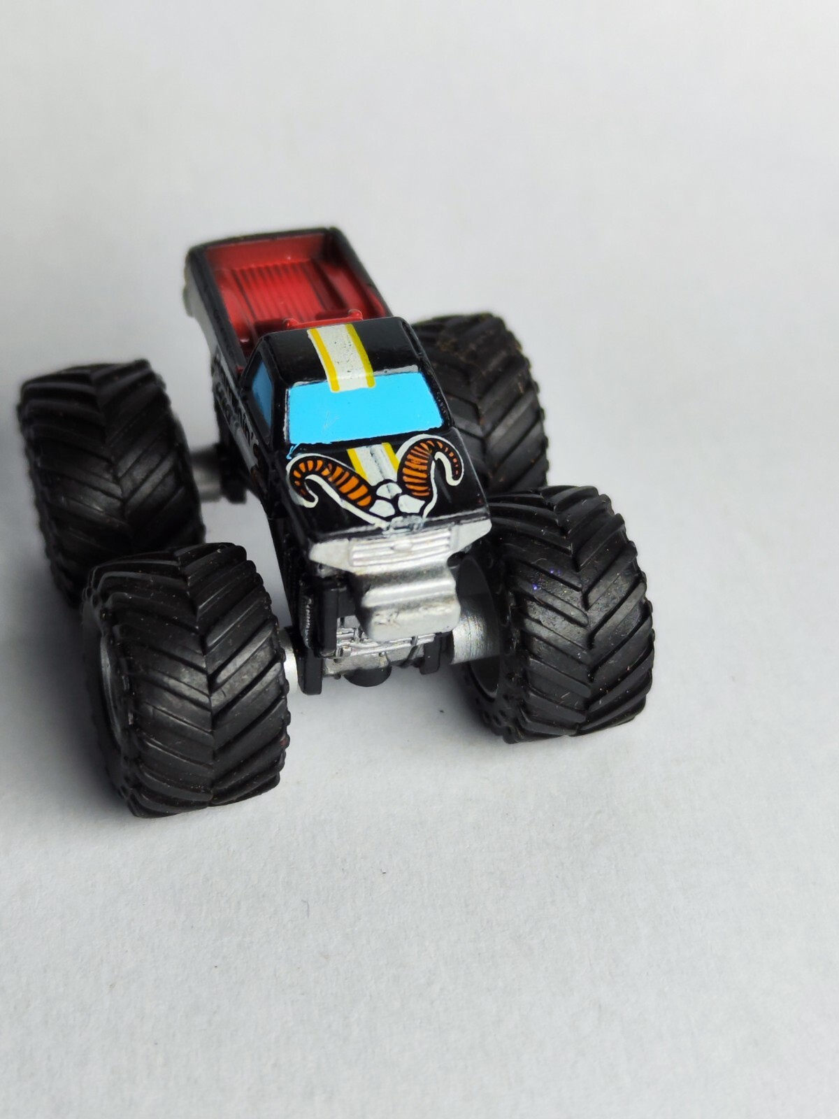 Micro Machines Monster Truck Pickup Type 3 Rammin Rig Black Ram 1990 ...