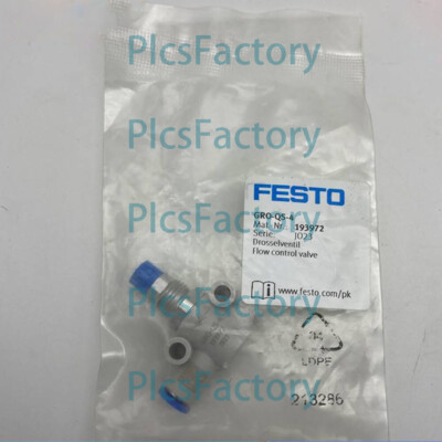 Festo GRO-QS-4 193972 Control Valve New One Free Shipping GROQS4 | eBay