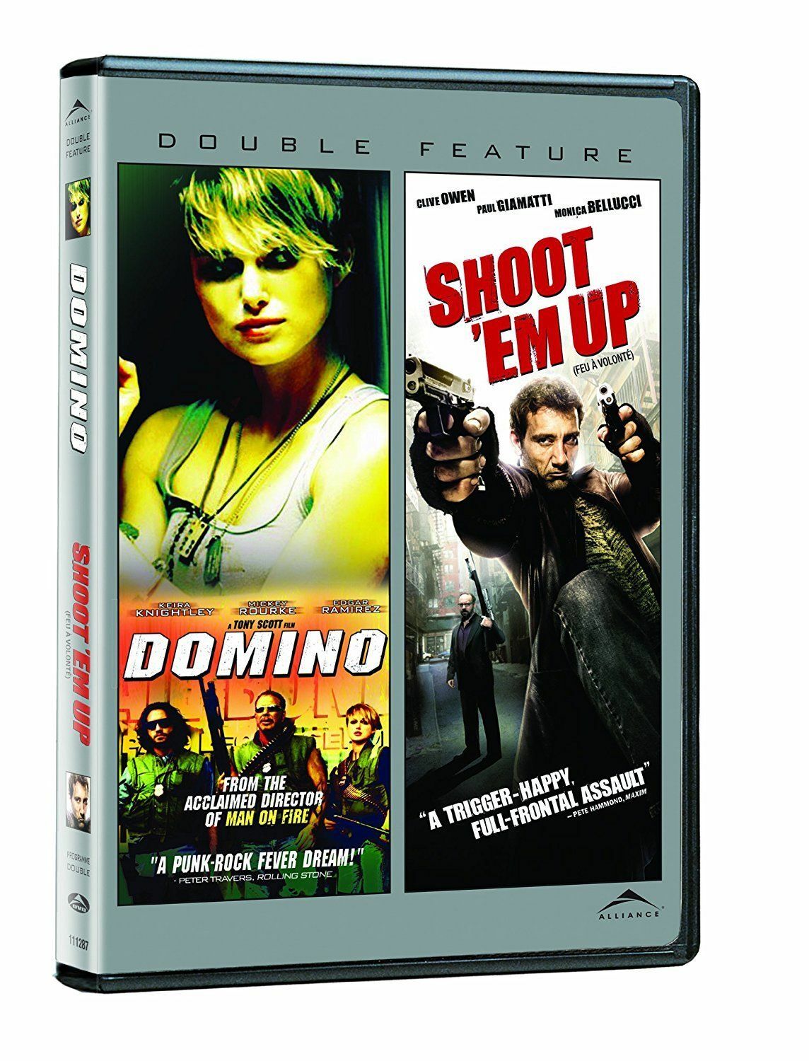 DOMINO & SHOOT EM UP DVD (DOUBLE FEATURE) KEIRA KNIGHTLY MONICA ...