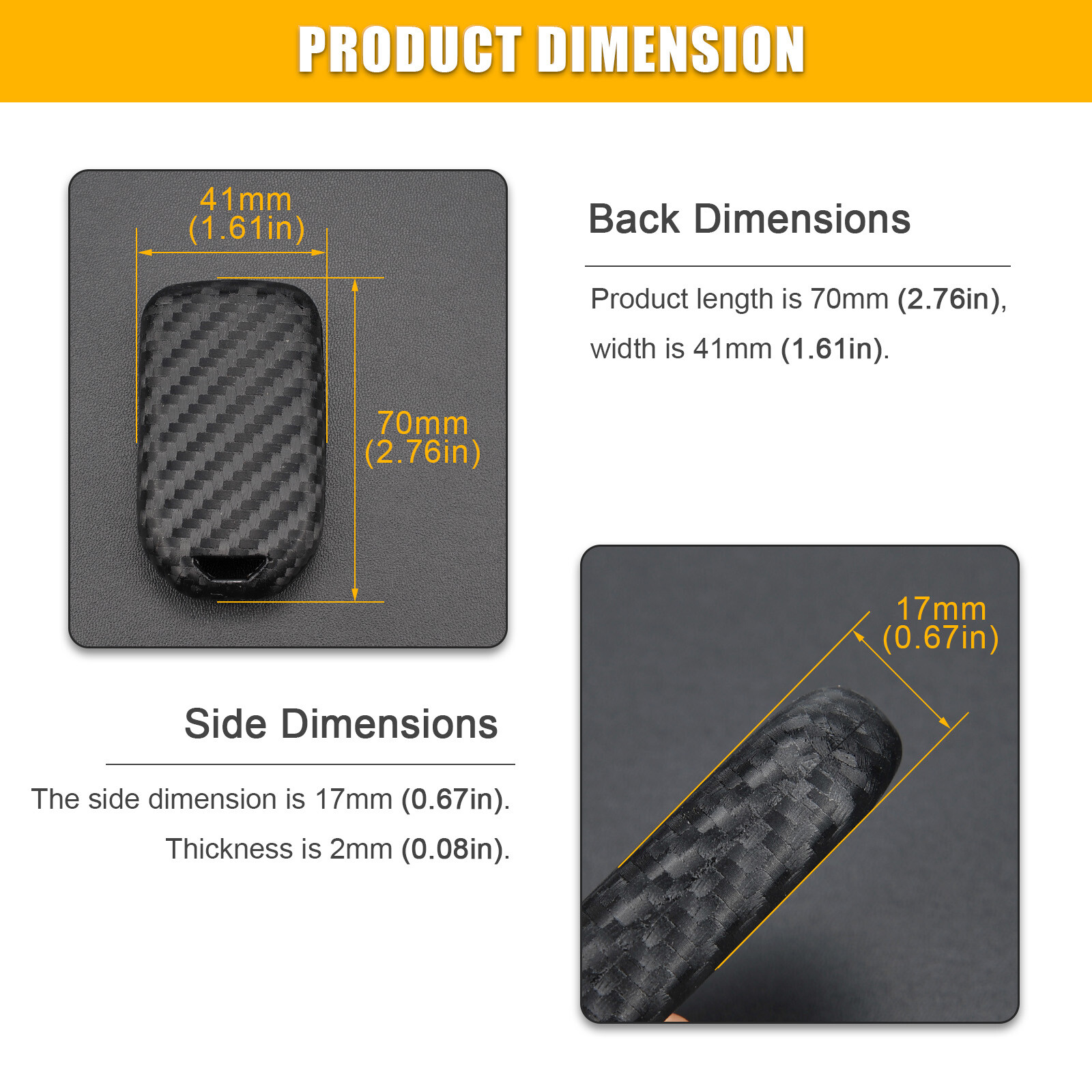 Silicone Carbon Style Car Smart Key Chain Case Cover Holder For 2013 ...