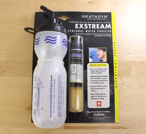 New KATADYN EXSTREAM Personal Water Purifier w/ Filter | eBay