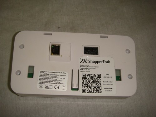 SHOPPERTRAK ORBIT 8 DDORB1801 PEOPLE COUNTING CAMERA SYSTEM BY ...