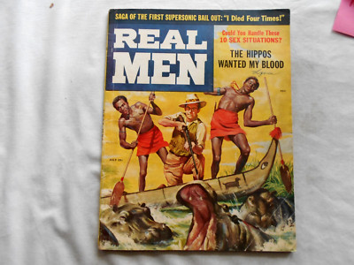 REAL MEN Magazine-JULY,1956 | eBay