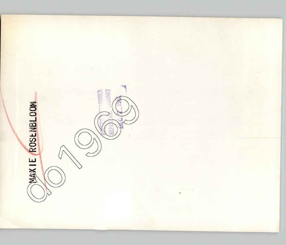 BOXER & HOLLYWOOD Actor MAXIE ROSENBLOOM Vintage 1961 Press Photo | eBay