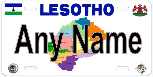 Lesotho Africa Any Name Personalized Novelty Car License Plate | eBay