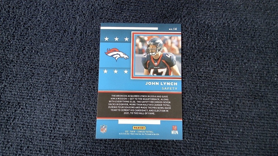 2021 Donruss | John Lynch | Broncos | Inducted | HOF | # 14 | eBay