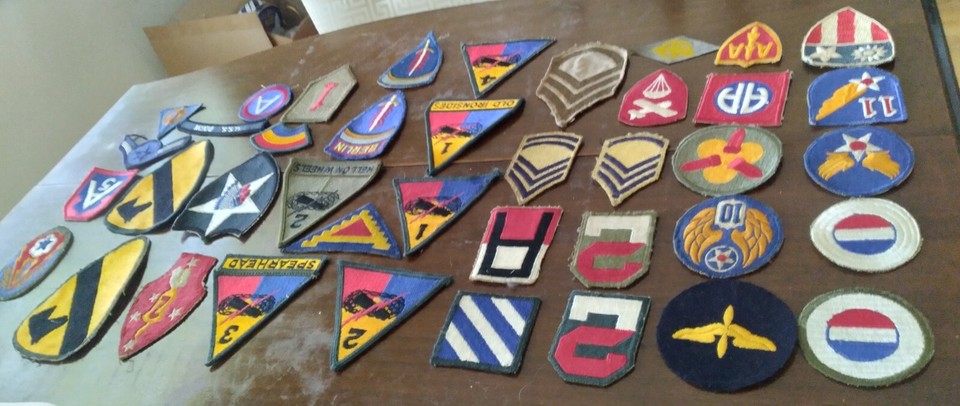Vintage Genuine Military Patch Collection (40 Patches) | eBay