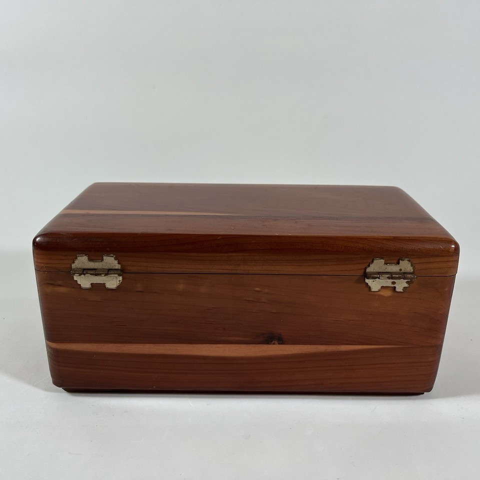 Vintage Lane Salesman Sample Miniature Cedar Chest Jewelry Box * No Key ...