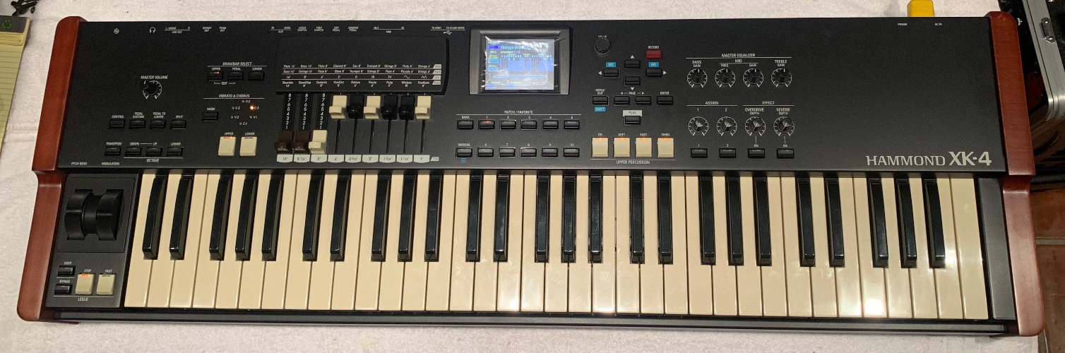 Hammond XK4 Portable Keyboard Organ. Mint. Original Box, Manual, Power ...