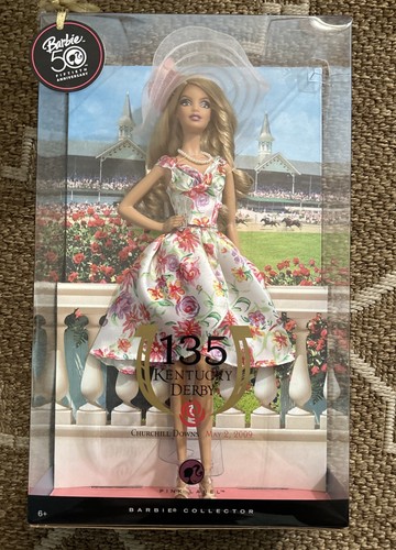 Barbie 135 Kentucky Derby Mattel Pink Label Collection 2009, New In ...
