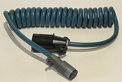Blue Ox 6 Way Wire Connector Coiled Electrical Cable Extension Cord | eBay