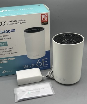 TP-Link Deco XE75 Pro AXE5400 Tri-Band WiFi 6E Mesh System 6GHz Band | eBay