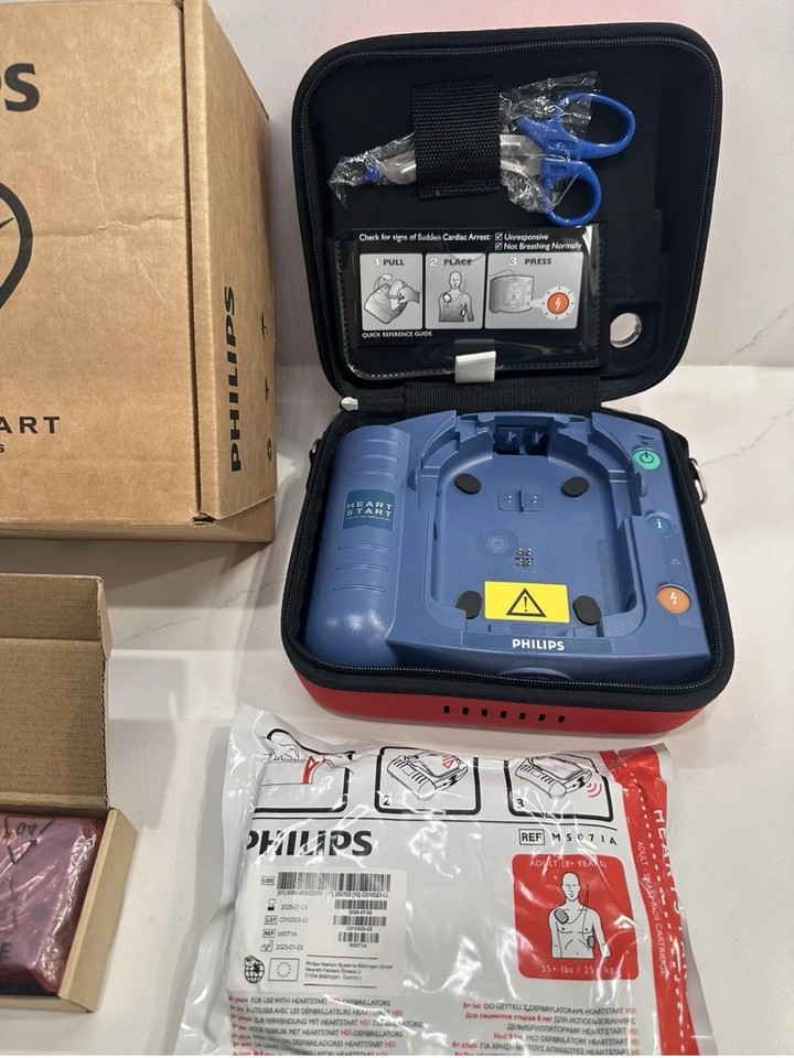 Philips Heartstart AED HS1 Onsite M5066A with Pads and Battery | eBay