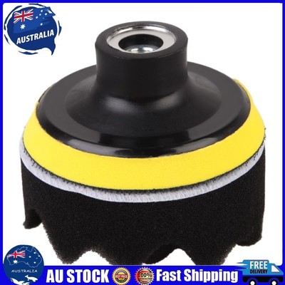 8pcs Car Polishing Disc Waxing Sponge Car Polisher Drill Adapter (2 ...