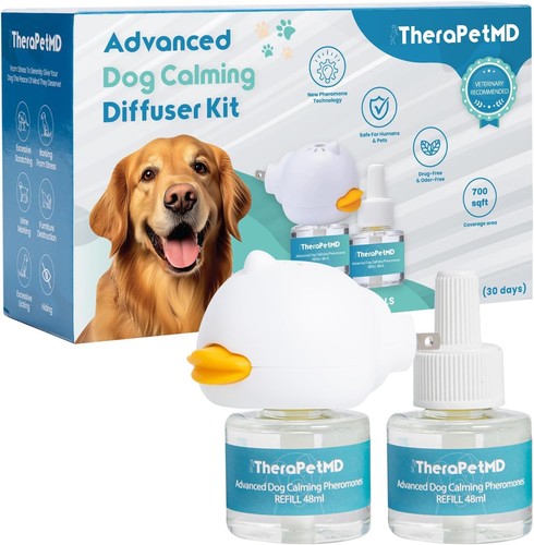 TheraPet MD Dog Calming Diffuser - Pheromone Diffuser for Dogs Indoor ...