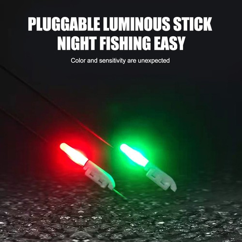 Fishing Sticks Bite Alarm Night Fishing Rod Glow Stick Alert Lamp LED ...