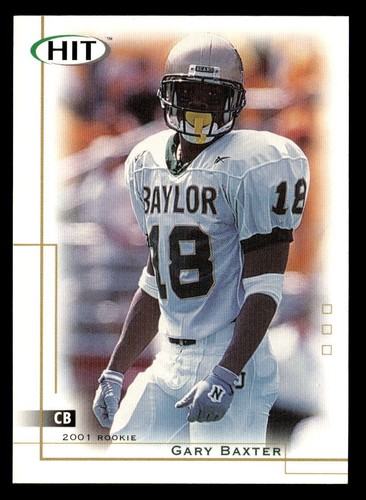 Gary Baxter 2001 SAGE HIT Card #18 Baylor Bears | eBay