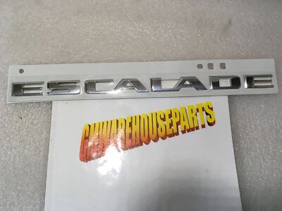 2015 Cadillac Escalade Chrome Escalade Tailgate Liftgate Emblem ...