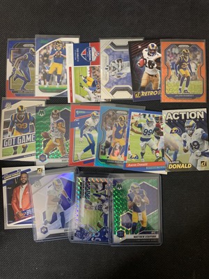 Aaron Donald Rams Panini Cards Team Lot 16 Card Lot Sp Collectors Lot ...
