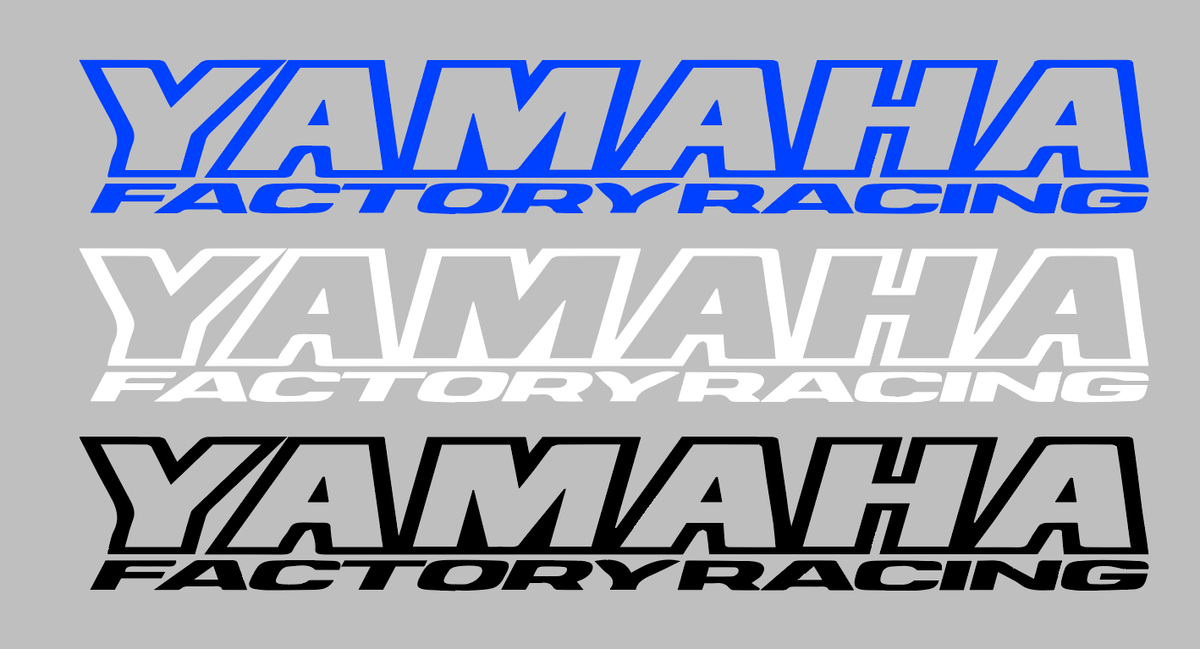 Yamaha Factory Racing Sticker Stickermaster De #1 In Motorstickers