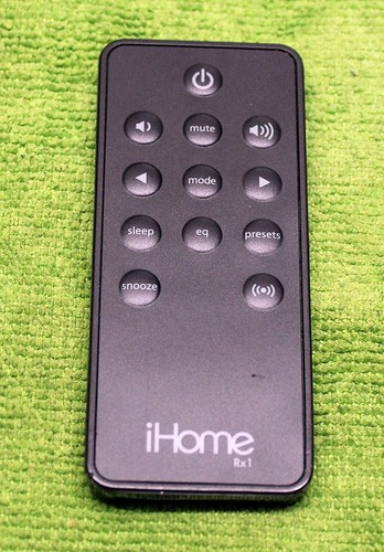 iHOME RX1 REMOTE CONTROL FOR ID83 IP90 IP49 IP87 - IRZ1BK | eBay