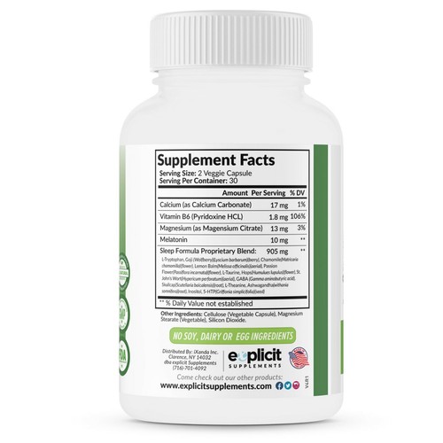 zZz Night Natural Sleep Aid - Non-Habit Sleeping Pills - Sleep ...