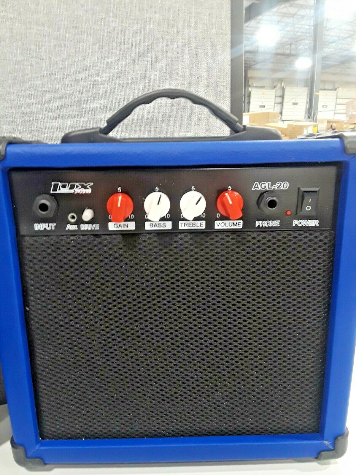 LYX PRO 39" 6 String Electric Guitar & Starter Kit W/ 20W Amplifier + 2 ...