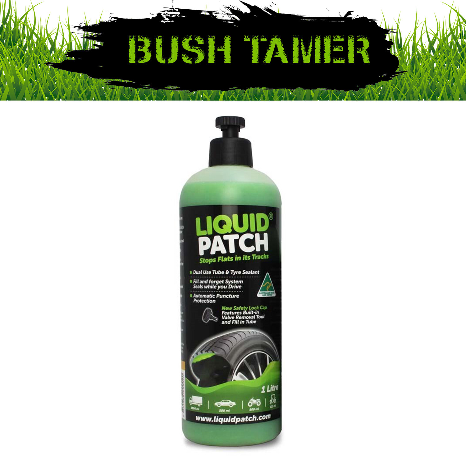 Liquid Patch Tyre Repair 1 Litre Instant Puncture Leak Sealant ...