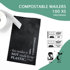 100 x COMPOSTABLE MAILER Biodegradable Satchel Post Packaging Bags XS,S ...