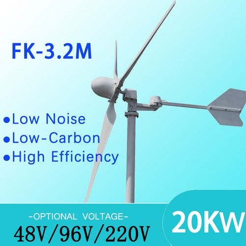 20000W Daily Power Wind Turbine 48V 96V 120V 220V Windmill Wind Power ...