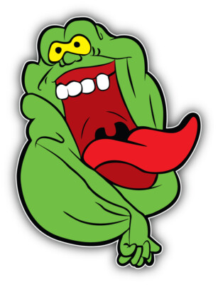 Ghostbusters Cartoon Slimer Sticker Bumper Decal - ''SIZES'' | eBay