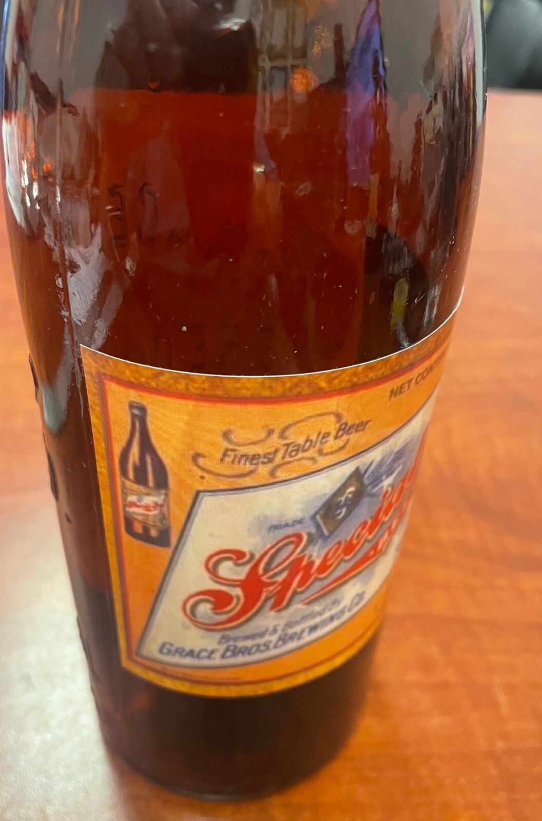 Western beer Grace Brothers Santa Rosa quart bottle pre prohibition PRO ...