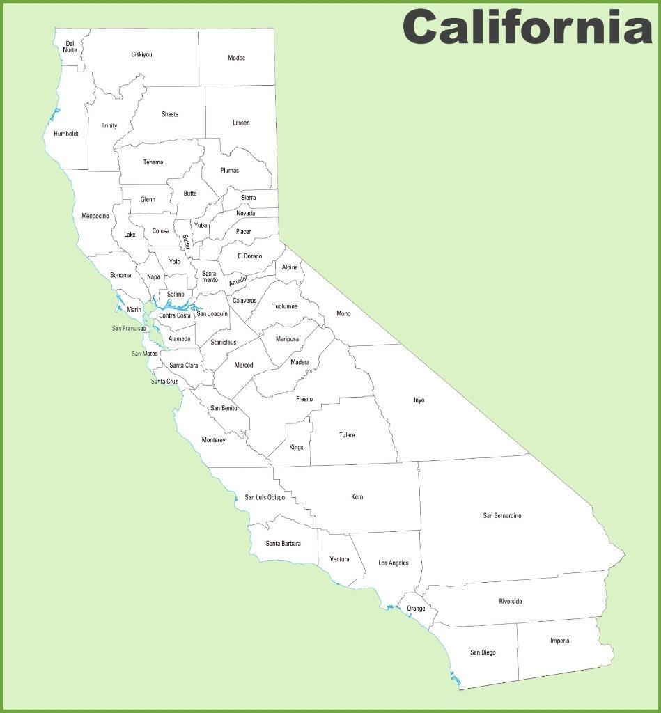 California State Map By County California Map PNG Images CleanPNG
