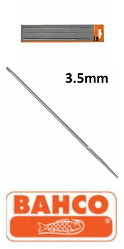 Bahco 168-6-3.5-3P 3pc 6" Heavy Duty Sharpening Chainsaw Saw File ...