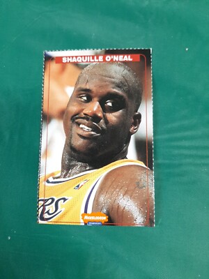 Shaquille O'Neal Shaq 1999 NICKELODEON Magazine Kids Choice Awards card ...