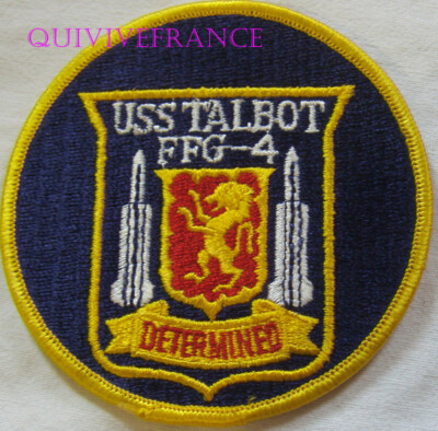 PUS476 - US Navy Uss Talbot FFG-4 Patch - Fregate Missile Guided | eBay