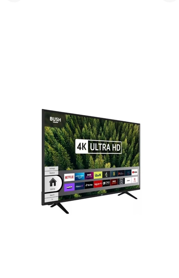 Bush 55 Inch DLED55UHDHDRS1 Smart 4K UHD HDR LED TV NO STAND COLLECTION ...