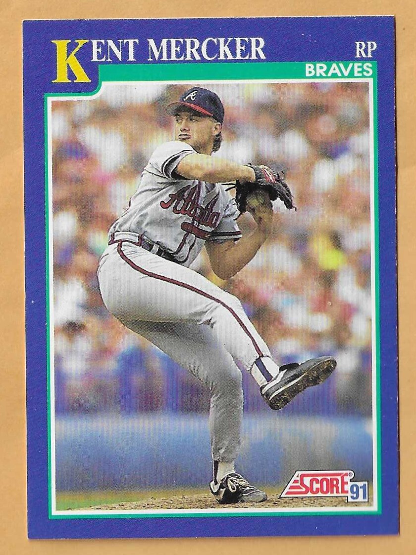 KENT MERCKER ATLANTA BRAVES #79 - SCORE NM-MT 1991 | eBay