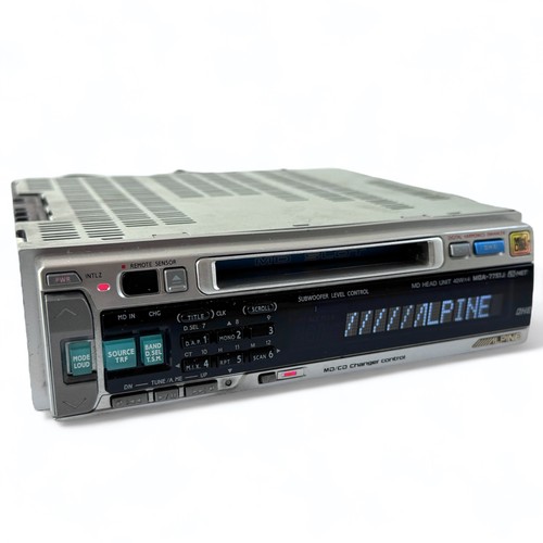 Alpine MDA-7751J MD Head Unit 40Wx4 AI-NET MiniDisc Car Stereo CD ...