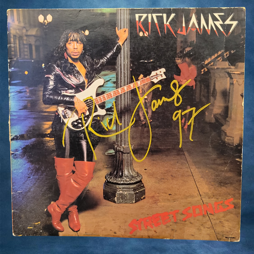 Rick James - signed vinyl record - Street Songs | eBay