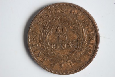 Coin 2 cents Union Shield 1868 United States of America USA (44736) | eBay