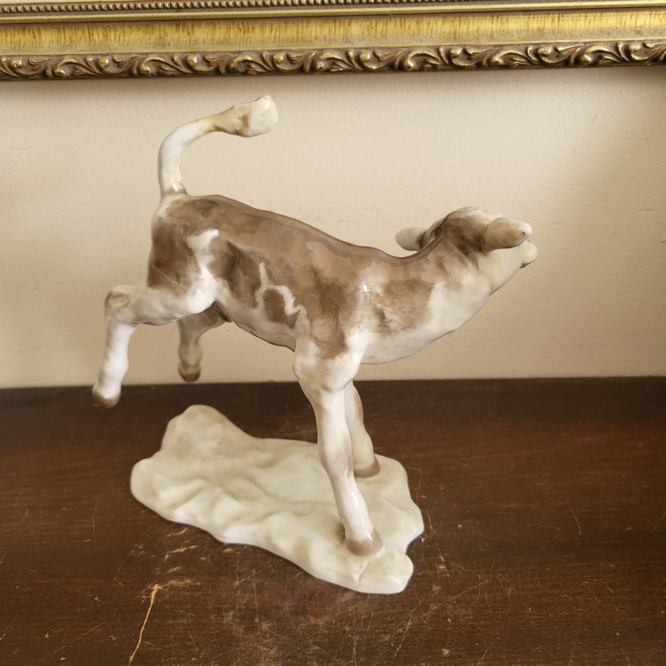 Vintage Rosenthal Germany Porcelain A Cavorting Young Calf Figurine 6.5 ...