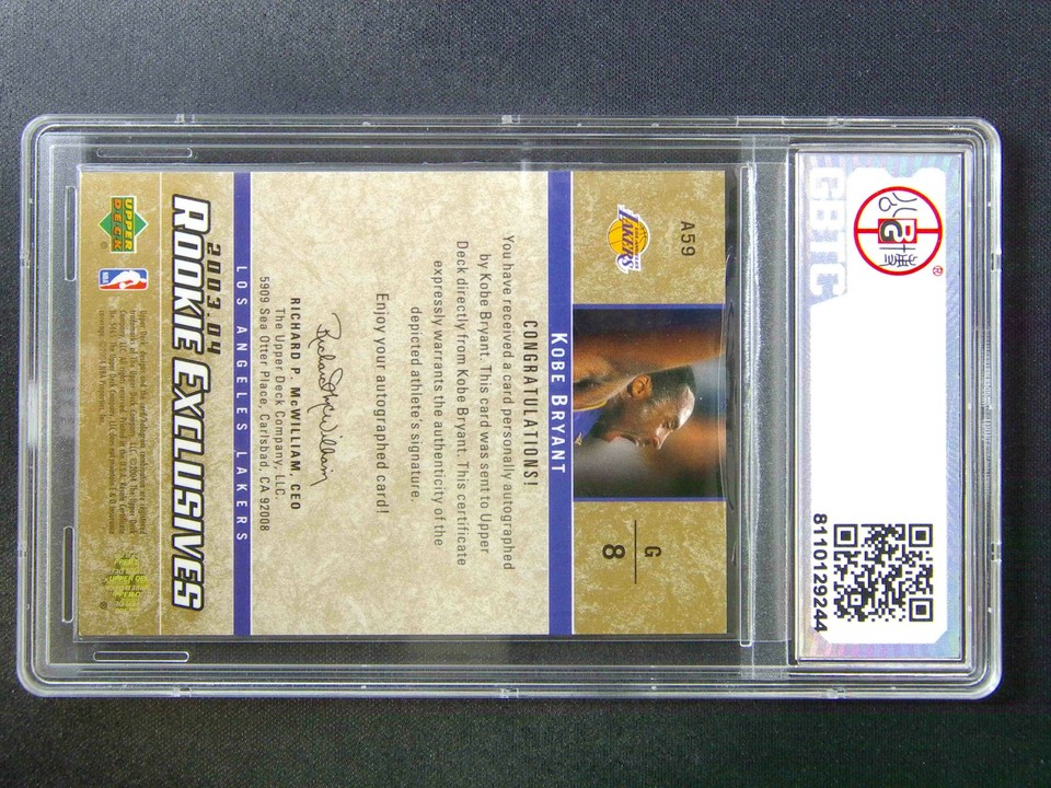2003-04 Upper Deck Rookie Exclusives Kobe Bryant Auto | eBay