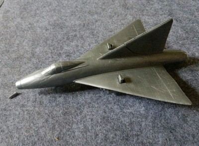MARX 1960s Shooting ROCKET FIRING DELTA Wing Jet Airport Playset ...