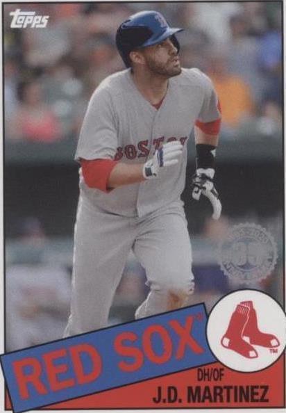 2020 Topps Mini - 1985 Topps 35th Anniversary J.D. Martinez #85-16 for ...