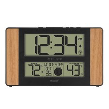 Skyscan Atomic Digital Clock Indoor Outdoor Temp Sensor (88906) for ...