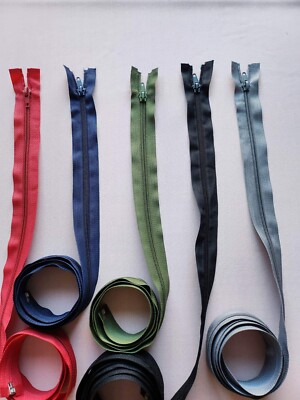 Extra long. Nylon Zips No.5 Open-ended. 100/140/150/200cm - FREE ...