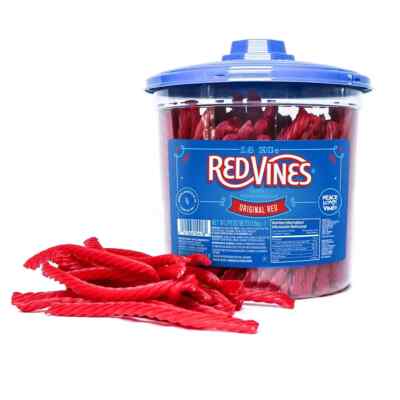Red Vines Original Red Liquorice Twists 1.6kg Tub 41364544182 | eBay UK
